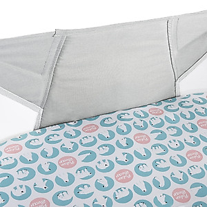 LuckyDove Bassinet Sheet Set 2 Pack, Cradle Sheets for Bassinet Pad/Mattress,Universal Cradle Sheet Set for Rectangle, Oval, or Hourglass Bassinet Pad/Mattress,Unisex Boys Girls,Stars&Polar Bear