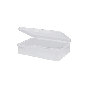 Dahszhi 20Pcs Small Plastic Containers with Lids,Mini Transparent Containers Case,3.74 x 2.56 x 1.02 inch /95x65x26mm(LWH)