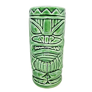 Tiki Torchette Candles from Fury Bros. | A 70-Hour Transport to The Tropics | Polynesian Painkiller - Pineapple, Coconut Cream, and Rum |Soy Wax, Vegan Friendly | Hand Poured in The USA, 12 oz