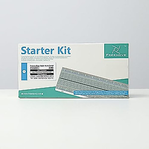 FREENOVE Basic Starter Kit for ESP32-WROVER (Included) (Compatible with Arduino IDE), Onboard Camera Wireless, Python C, 412-Page Detailed Tutorial, 141 Items, 61 Projects