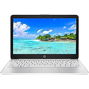 HP 2023 Lightweight 11" HD IPS Laptop, Intel Celeron N Processor Up to 2.58GHz, 4GB Ram, 64GB Storage, Super-Fast WiFi, HDMI, Webcam, Windows 11 OS, Cotton White (Renewed)