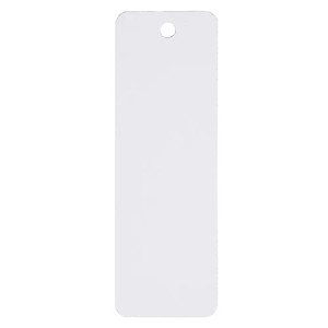 Juvale 300 Pack Bulk Blank Bookmarks for DIY Crafts, White Plain Bookmarks to Decorate (6 x 2 In)