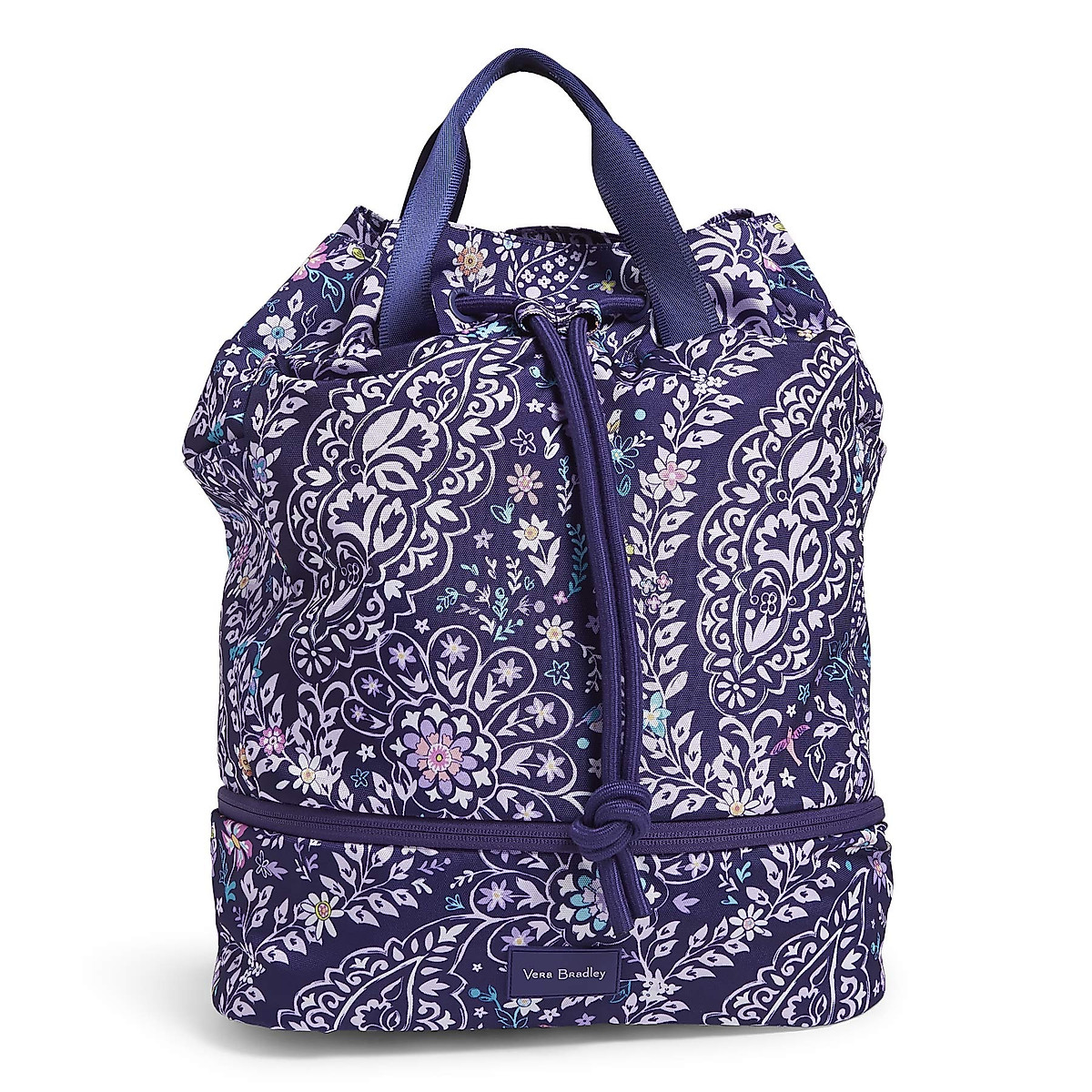Vera Bradley Women's Recycled Lighten Up Reactive Sport Gym Bag, Belle Paisley, One Size