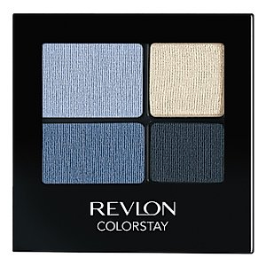 REVLON Colorstay 16 Hour Eye Shadow Quad, Serene, 0.16 Ounce