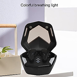 EBTOOLS Wireless Headphones, Bluetooth 5.1 Earphones Noise Canceling Sport Headphones, Wireless Earbuds with Microphone(Black)