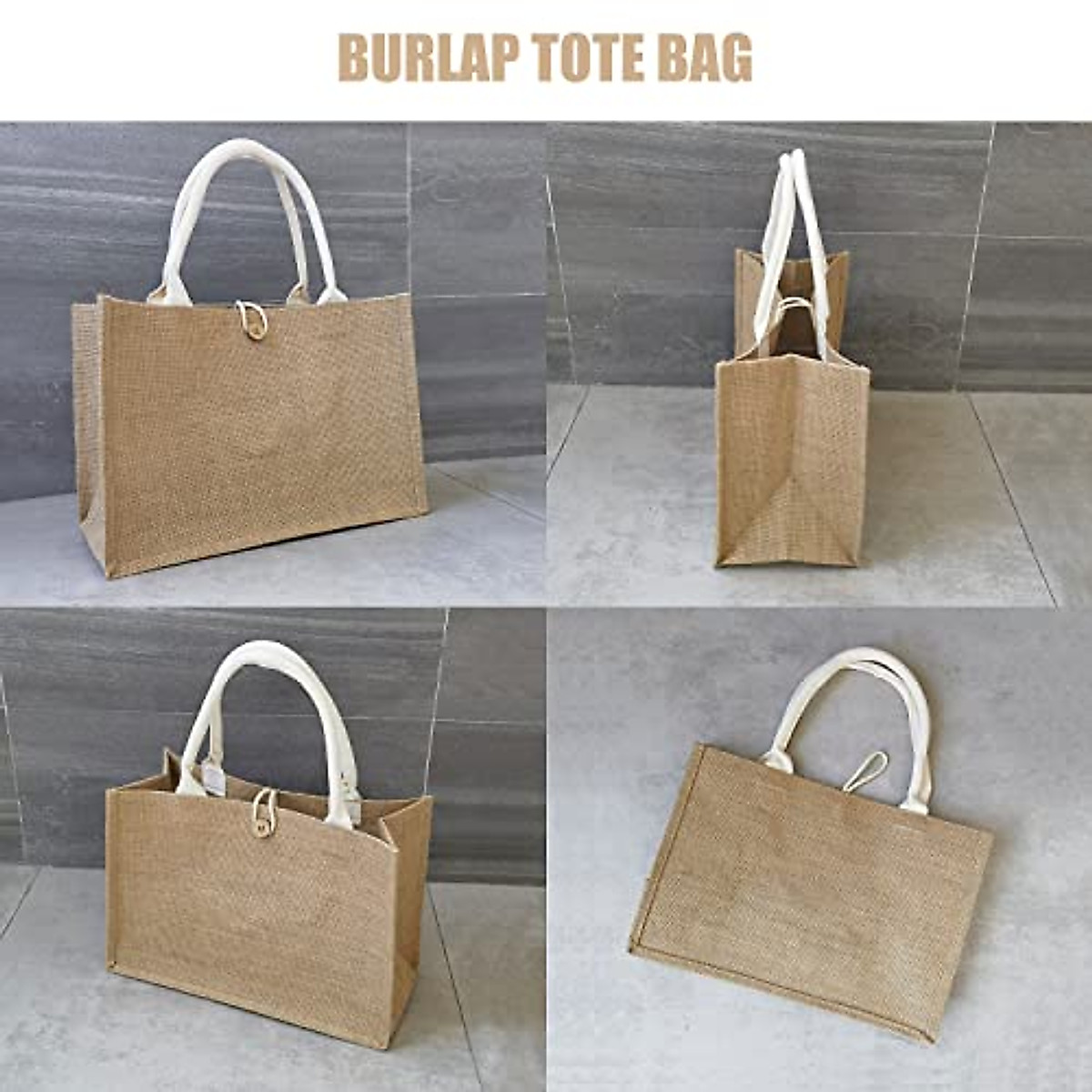 Beach Tote Jute Bags,Shopping,HTV