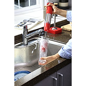 TOKEBI Cordless Rechargeable Powerful Immersion Hand Blender, 5 speed, Stick hand blender, Stainless steel blade, Infant food Puree Soup Smoothies