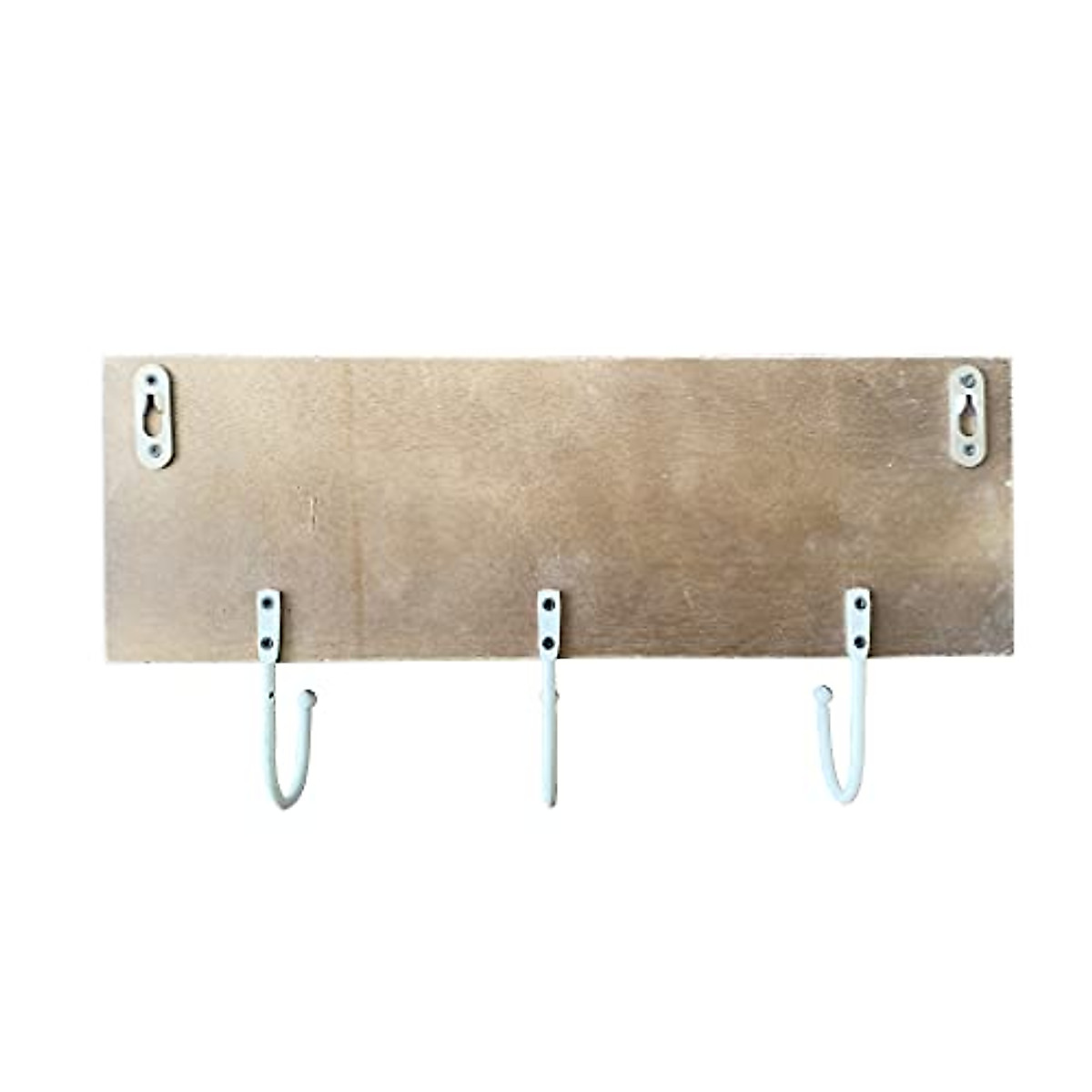 dwellington Beach Theme Towel Wall Mounted Hooks, Wood Coastal Starfish Seagull Key Holder Beach Themed Decor for Bathroom, Living Room, Bedroom