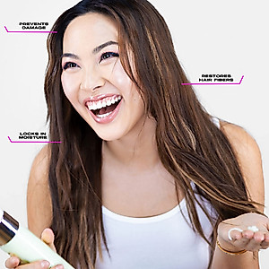 XMONDO Hair Recalibrate Bond Repair Shampoo & Conditioner Bundle - Vegan Formula with Maracuja Oil, Hyaluronic Acid, & Bond Building Technology to Restore & Reseal Dry Damaged Hair, 8 fl Oz, 2pc Set