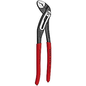 KNIPEX Tools 00 20 08 US1 Long Nose, Diagonal Cutter, and Alligator Pliers 3-Piece Tool Set, Red (Packaging May Vary)