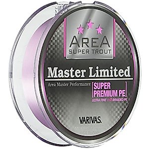 VARIVAS Area Super Trout Master Limited Super Premium PE x4 (4.5lb. max (4lb. Average) #0.15, Pink)