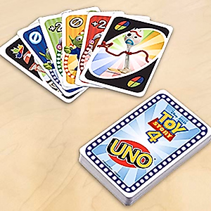 Mattel Games UNO Featuring 4 -Kids and Family Card Game