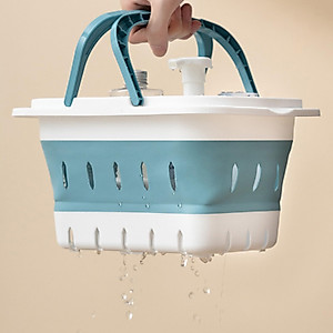 KeFanta Shower Caddy Basket, Portable Shower Tote, Plastic Dorm College Shower Organizer Bucket with Handles