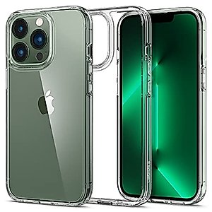 Spigen Ultra Hybrid [Anti-Yellowing Technology] Designed for iPhone 13 Pro Case (2021) - Crystal Clear