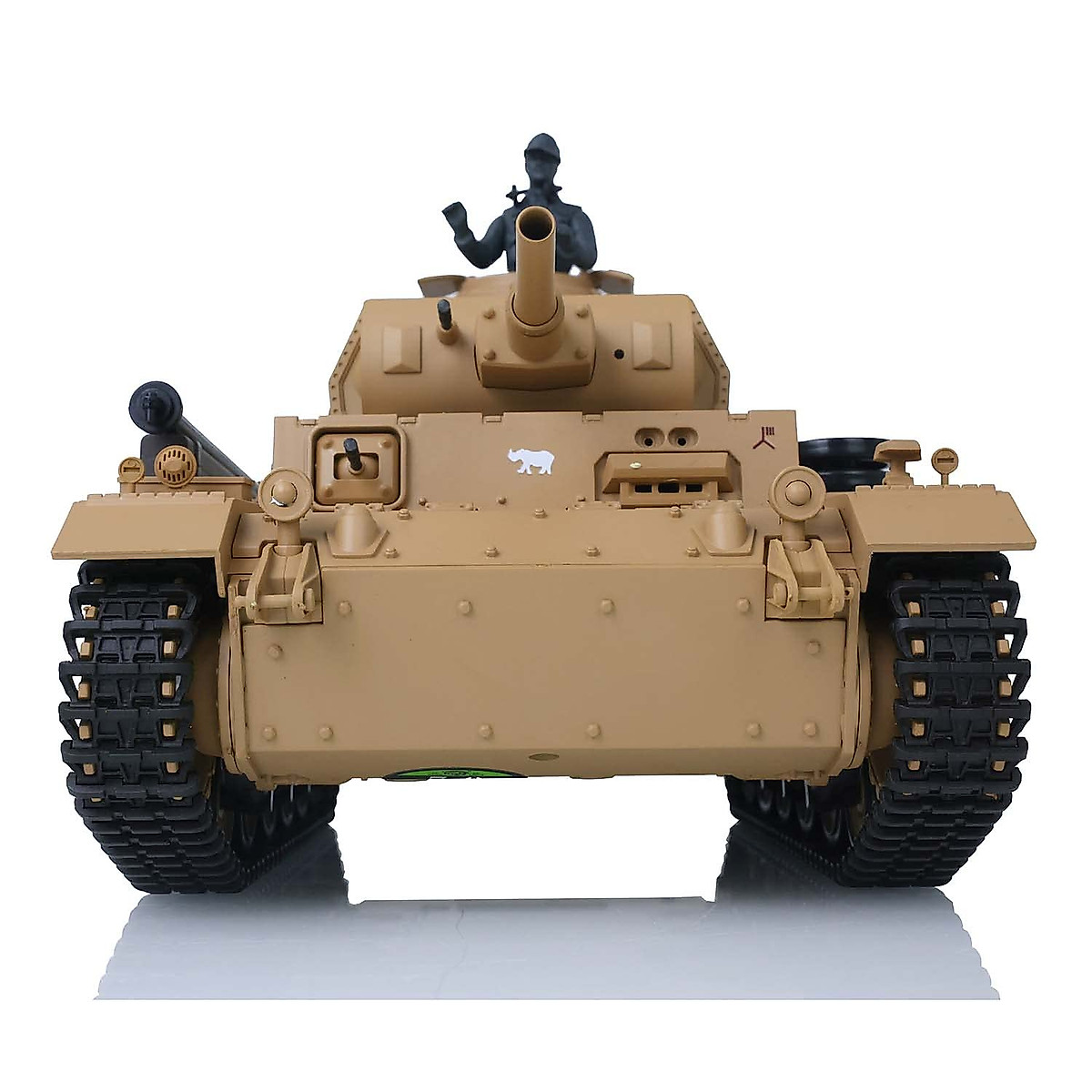 TOUCAN RC HOBBY Heng Long Tk7.0 1/16 Remote Control Tank Ir Bb Shoots Military Armored Car Smoke Effect (3849 Plastic Version)