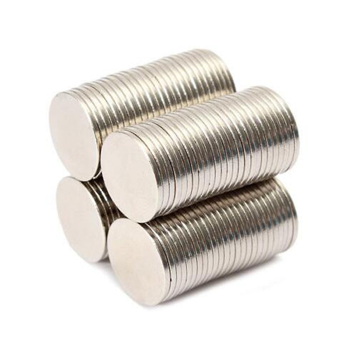 45pcs 12x1mm Small Multi-use Tiny Round Refrigerator Magnets Disc for Refrigerator Science Crafts Projects