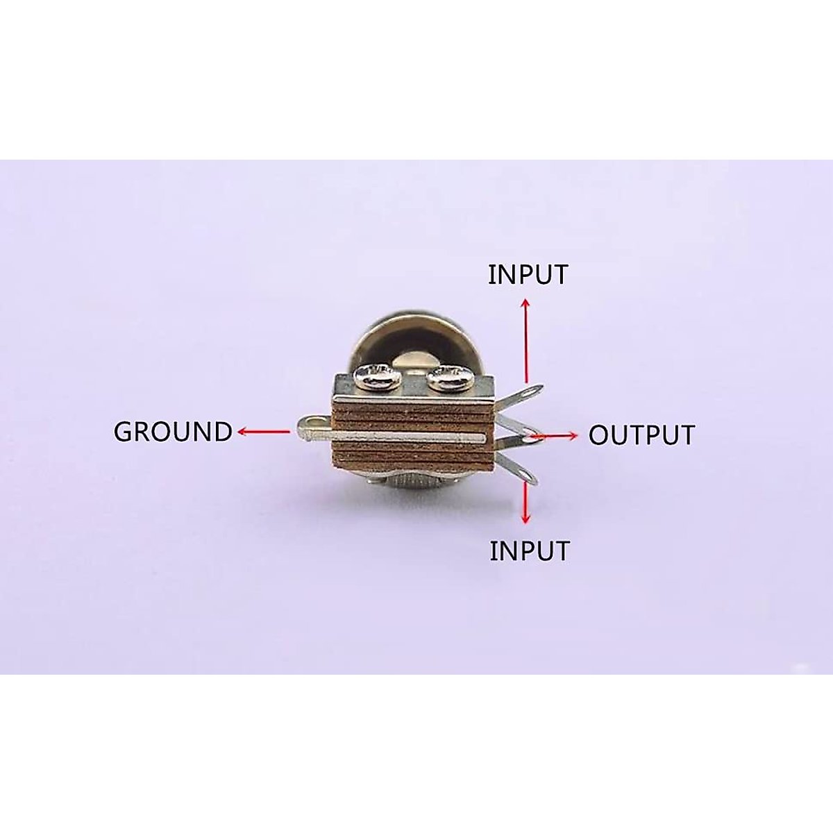 JD.Moon Electric Guitar 3 Way Toggle Switch Pickup Selector Switch with Brass Tip Knob (Chrome)