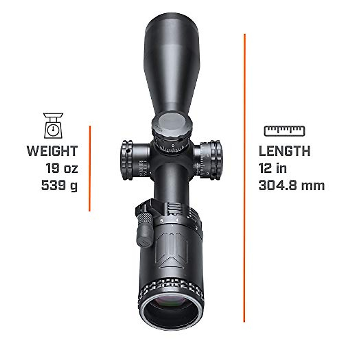 Bushnell AR Optics 1-4x24mm Riflescope with FFP Drop Zone-223 BCD Reticle, Waterproof and Fully-Multi Coated