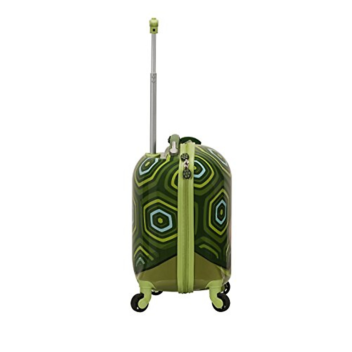 Rockland Jr. Kids' My First Hardside Spinner Luggage, Turtle, Carry-On 19-Inch, Telescoping Handles