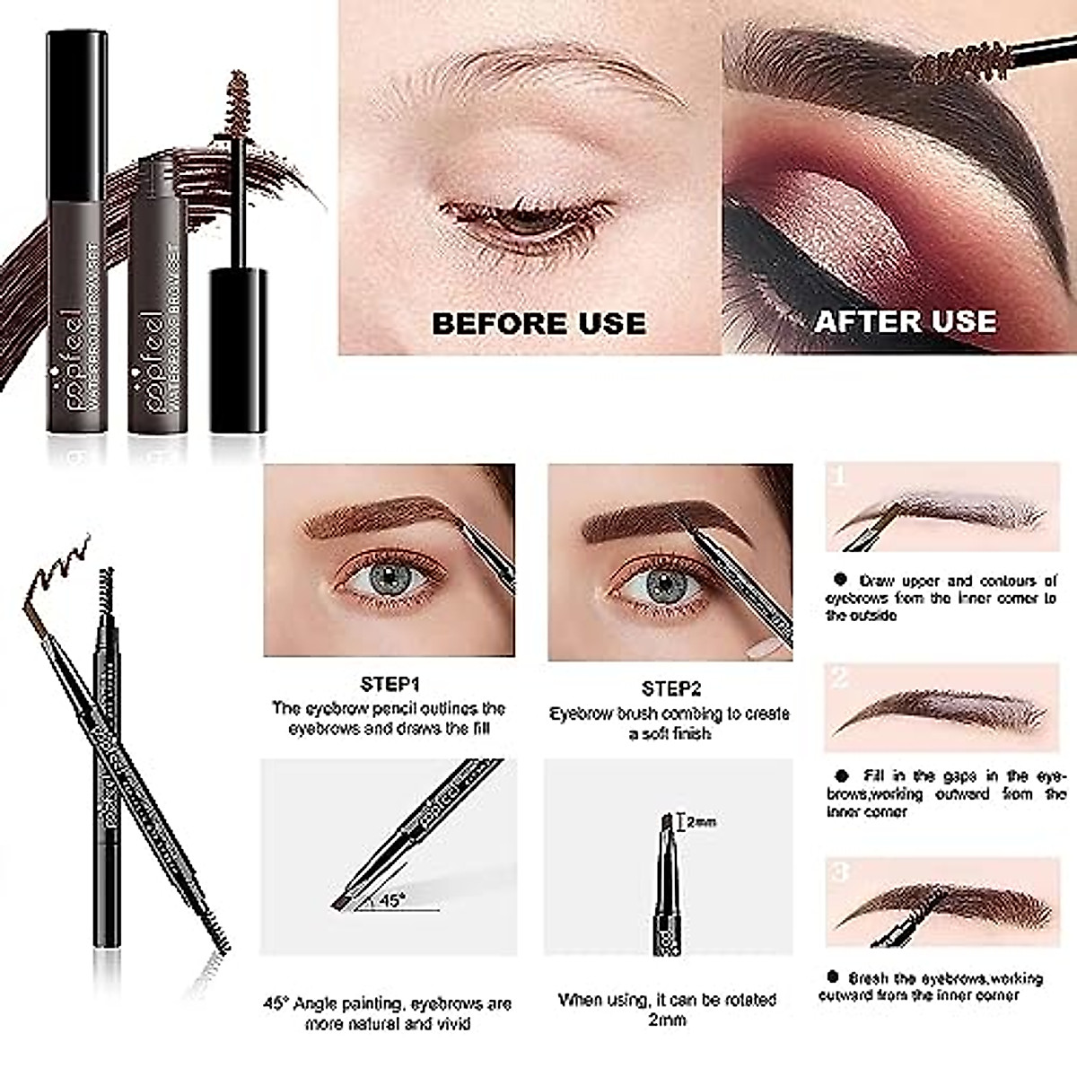 Melemando All In One Makeup Kit 27 Piece Makeup Kit for Women Full Kit, All in One Makeup Sets Include Eyebrow Eyeliner Eyeshadow Mascara Foundation Concealer Lip Gloss Lipstick Makeup Brush (MKit-03)