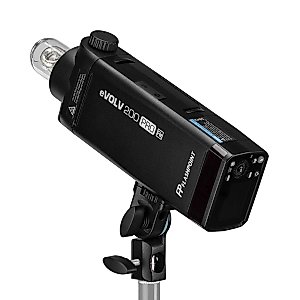 Flashpoint eVOLV 200 Pro TTL Pocket Flash Kit - AD200 Pro, Glow EZ Lock Quick Octa Large Softbox with Bowens Mount (36in), Handheld Grip S-Type Bracket Bowens Mount Holder for Speedlite Flash Softbox
