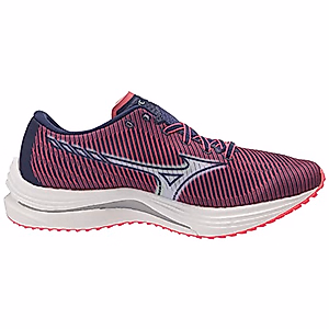 Mizuno Women's Wave Rebellion Running Shoe, Diva Pink-Indigo White, 8