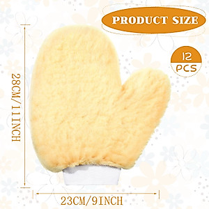 Remerry 12 Pcs Painters Mitt Painting Gloves with Thumb Paint Mitt Cleaning Dusting Mitt for Painters Decorators Glove