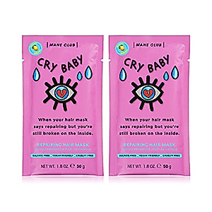 MANE CLUB Cry Baby Deep Conditioner, cruelty free, vegan, no sulfates or parabens — Pack of 2