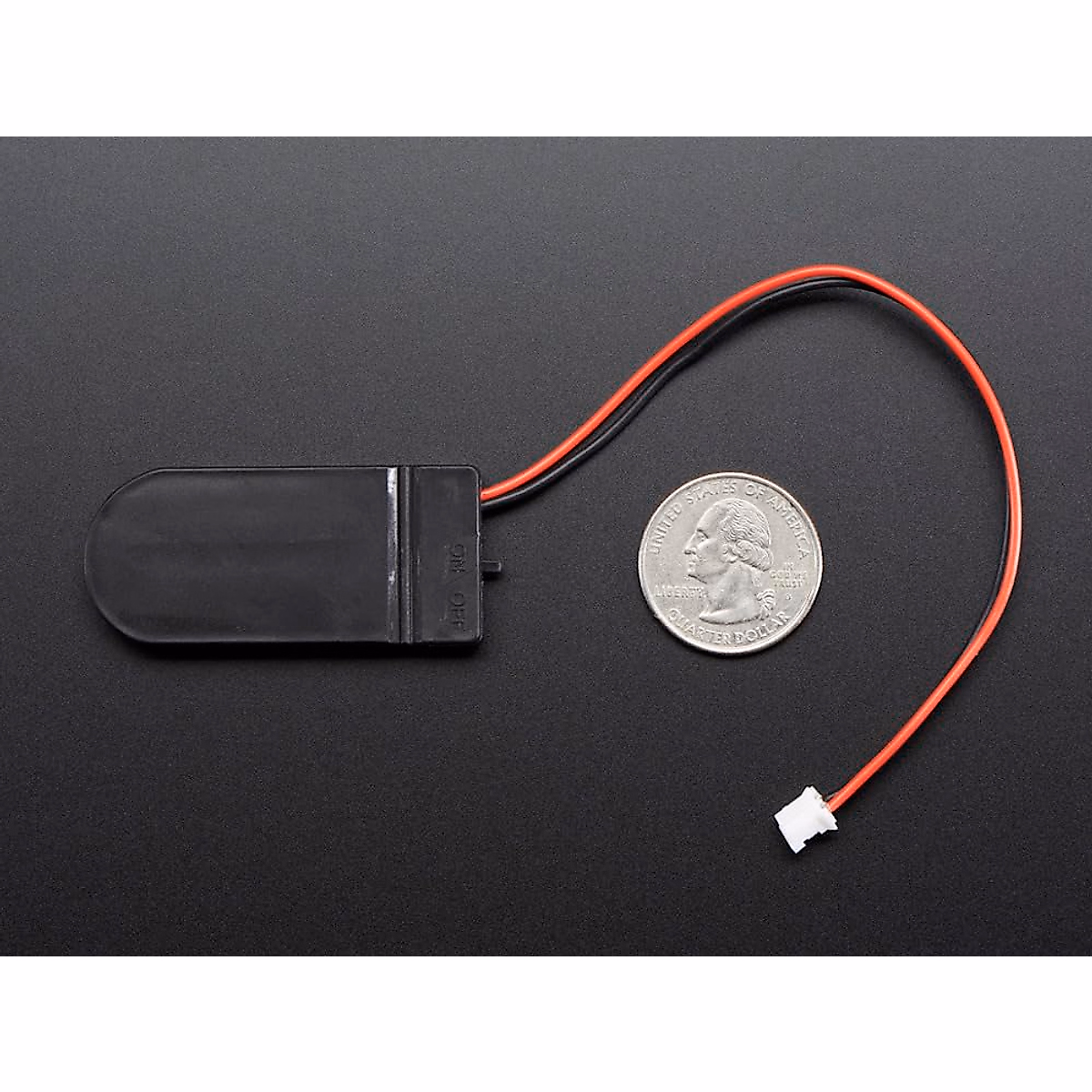 Adafruit 2 x 2032 Coin Cell Battery Holder - 6V output with On/Off switch [ADA783]