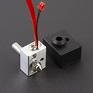 Sprite Extruder Heater Block Kit High Temperature 300℃ Titanium Heatbreak Plated Copper Nozzle Compatible with Creality Ender 3 S1, Ender3 S1 Pro, CR10 Smart Pro, Sermoon V1 3D Printer