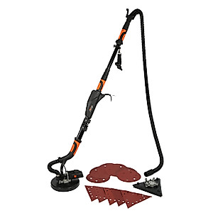 WEN DW5084 5-Amp 2-in-1 Variable Speed Dual-Head Drywall Sander with 15-Foot Dust Hose , Black