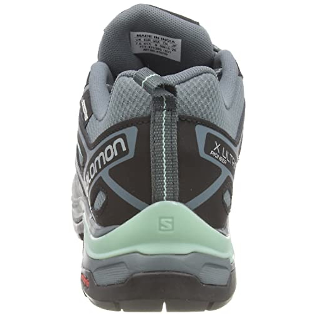 Salomon Women's X ULTRA PIONEER CLIMASALOMON™ WATERPROOF Hiking Shoes for Women, Stormy Weather / Alloy / Yucca, 9