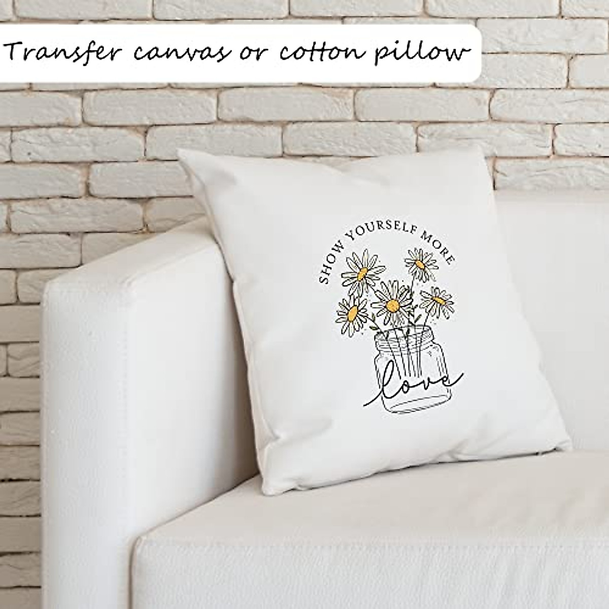 8 Sheets Vintage Flowers Iron On Transfers - Htv Heat Transfer Vinyl Iron On Decals Patches Design - Iron On Stickers T-Shirts Clothing Hats Pillows Backpacks for Women Crafts