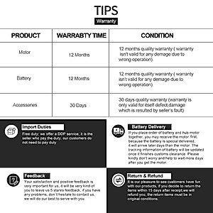 BAFANG 48V 500W Front Hub Motor Electric Bike Conversion Kit for 26 inch Wheel Drive Engine with DM03 LCD Display Without Battery and Charger
