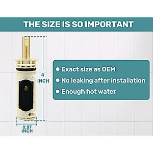 1222 Cartridge Kit Compatible with Moen Tub Shower, Replacement for Moen Posi Temp One-Handle Faucets, Durable Brass