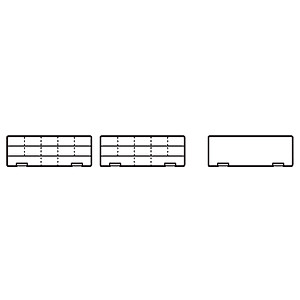 Flambeau Outdoors T3 Multiloader Tackle Box, Fishing Organizer with Zerust Anti-Corrosion Technology, Gray/Bright Blue