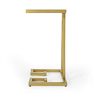 Christopher Knight Home Hickson END Table, Gold + Clear