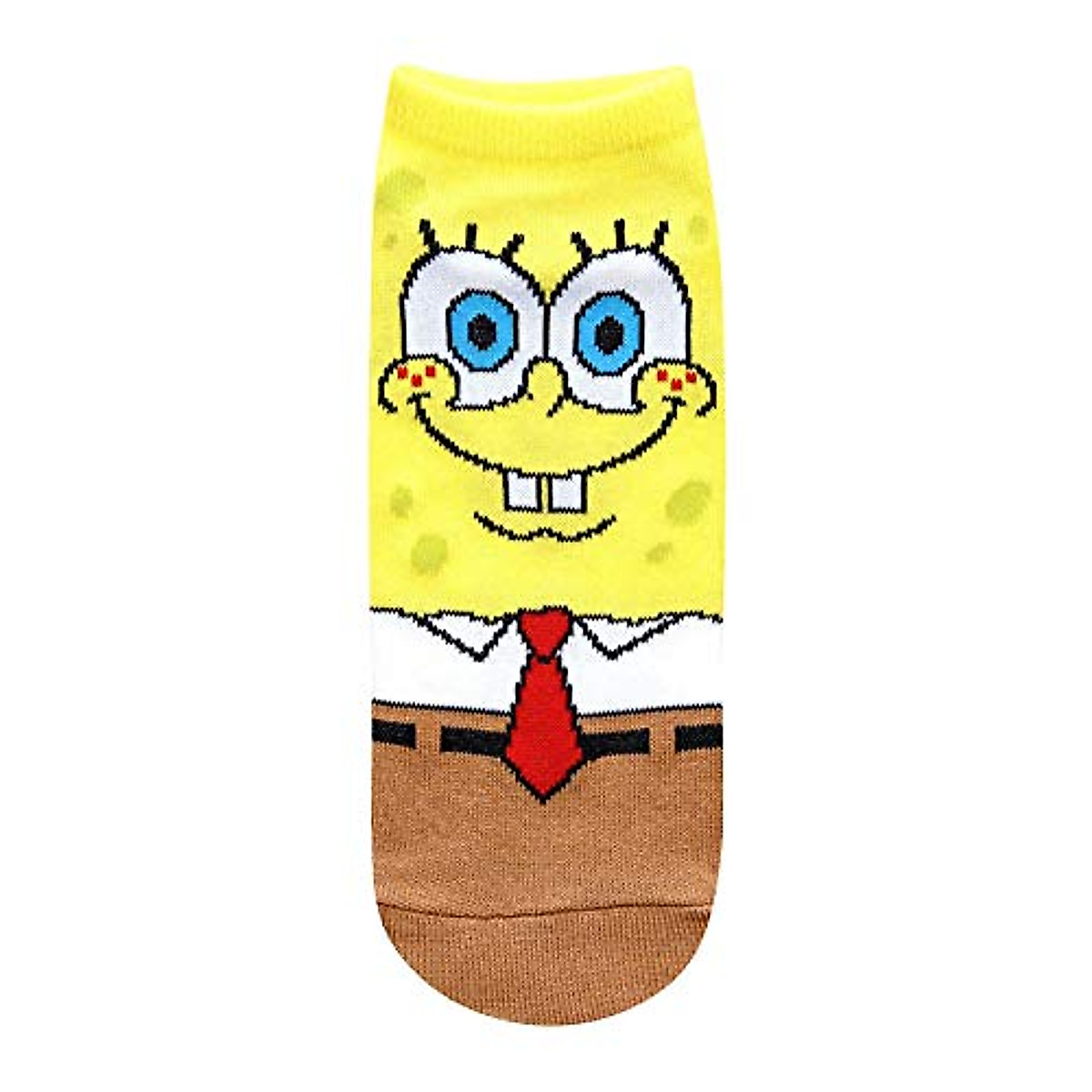 Hyp Spongebob Squarepants and Patrick Juniors/Womens 5 Pack Ankle Socks