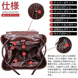 Genuine Leather Backpack for Women Elegant Ladies Travel Shoulder Bag Coffee Brown