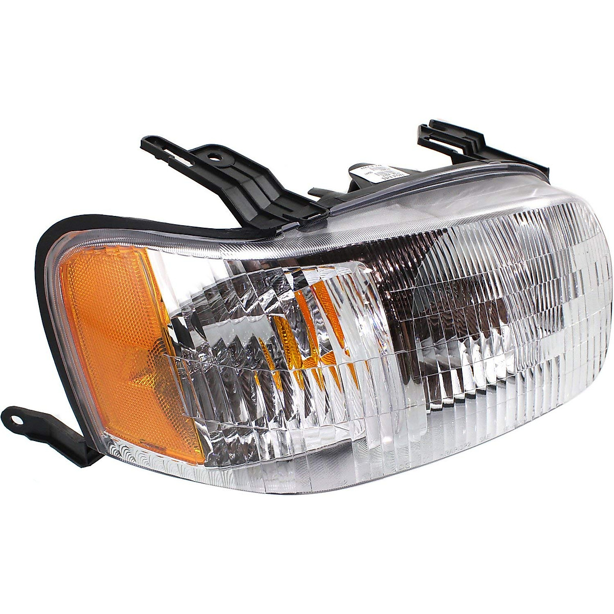 Evan Fischer Headlight Set Compatible with 2001-2004 Ford Escape, Headlights, with Bulbs Halogen Driver and Passenger Side FO2519103 FO2518103