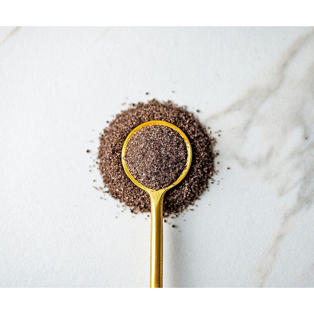 Savory Spice Black Onyx Chocolate Sugar - Cocoa-Infused, Brownie Flavored Sugar for Desserts & Cereal | Try as Chocolate Rimming Sugar for Cocktails, Martinis & Hot Cocoa (Medium Jar - Net: 3.3 oz)