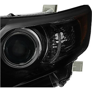 HH Building 2pcs Headlight Front Left Right Driver Passenger Side Smoked Lens Black Housing Projector Headlights Lamps 5_HD-JH-TCAM12-AM-BSM 8115006470 TO2502211