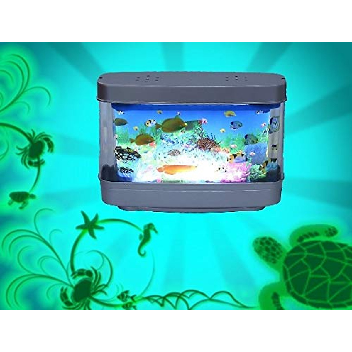 Lightahead Artificial Tropical Fish Decorative Sensory Aquarium Lamp Virtual Ocean in Motion (Marine Life A)