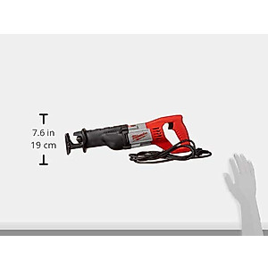 Milwaukee 6519-31 12 Amp Corded 3000 Strokes Per Minute Reciprocating Sawzall w/ Variable Speed Trigger