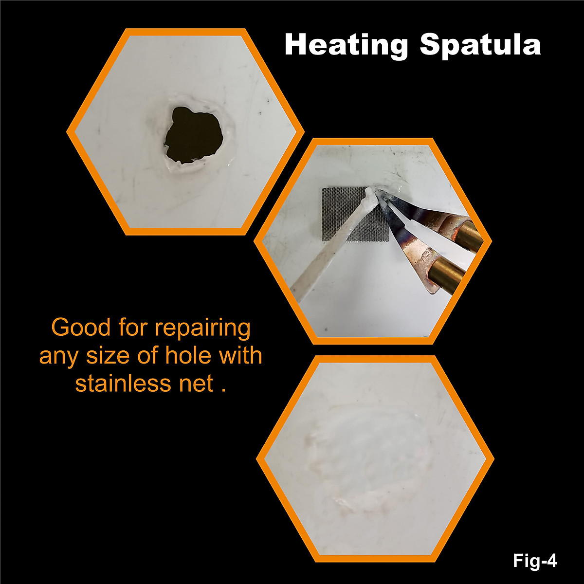 BOSJOB 110W Plastic Welder Kit with Patterned Spatula and 4 Types of Hot Staples for Car Bumper Repair and Kayak, Thin Plastic and All Kinds of Cracks and Holes.