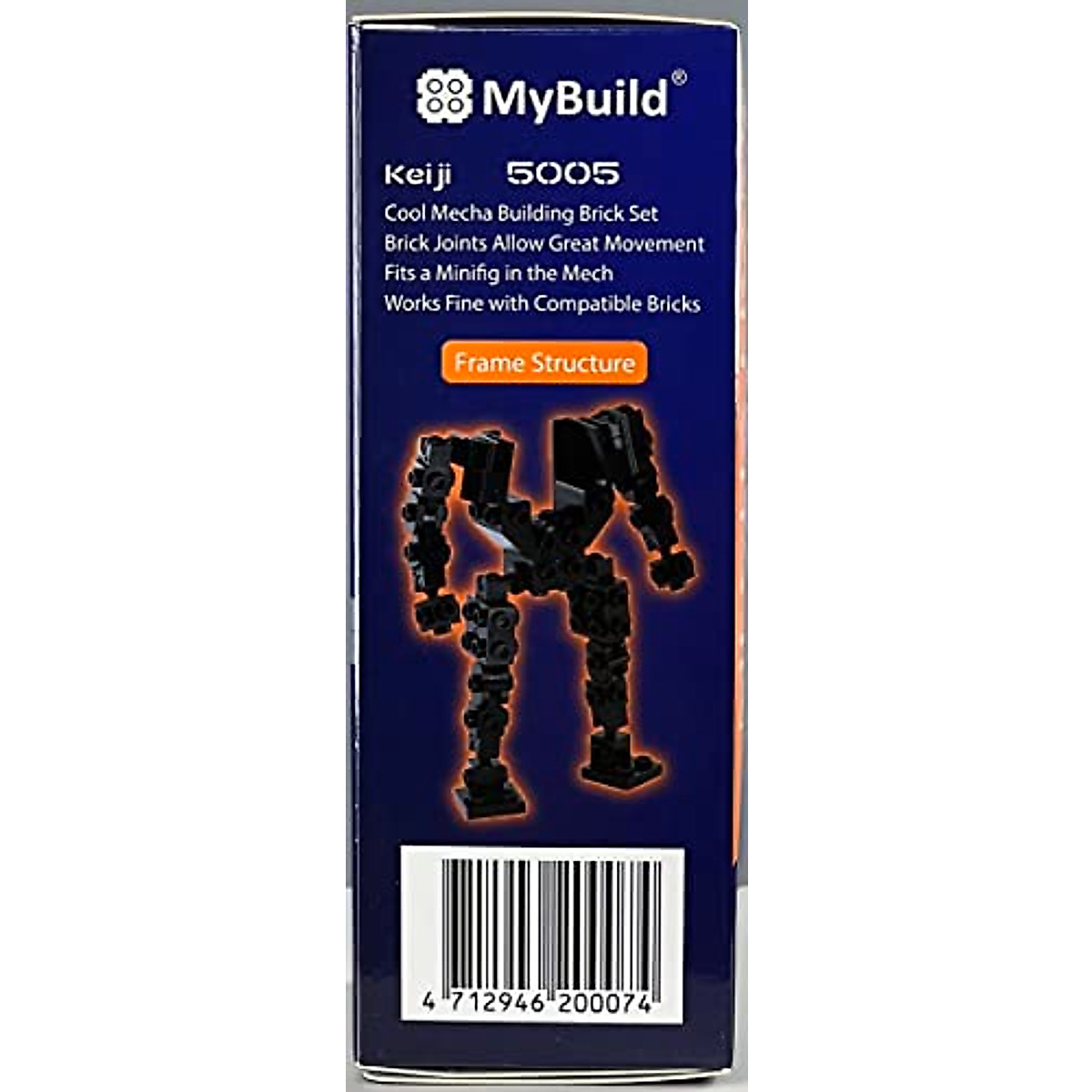 MyBuild Mecha Frame Keiji 5005 - Blue Robot Armor Mech Suit, Sci-Fi Building Bricks Mech Building Kit
