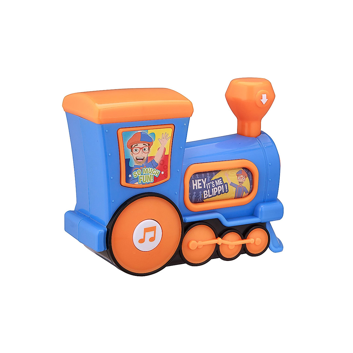 Blippi Toy Train for Kids with Built-in Music and Sound Effects, Musical Toy Designed for Fans of Blippi Toys and Blippi Gifts for Kids Aged 3 and Up