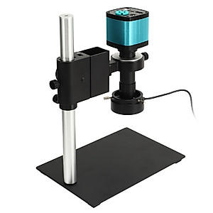 Digital Industrial Camera, 1080P USB 2.0 400-700nm 130X Easy Operation High Definition Multimedia Interface 100-240VAC Photo Video Microscope Camera (US Plug)