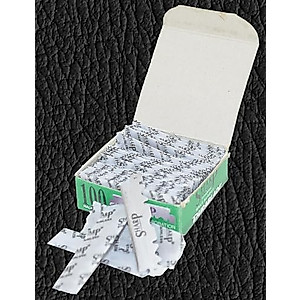 Sharp Hi-Chromium Stainless Straight Edge Barber Razor Blades for Professional Barber Razors, 100 Blades