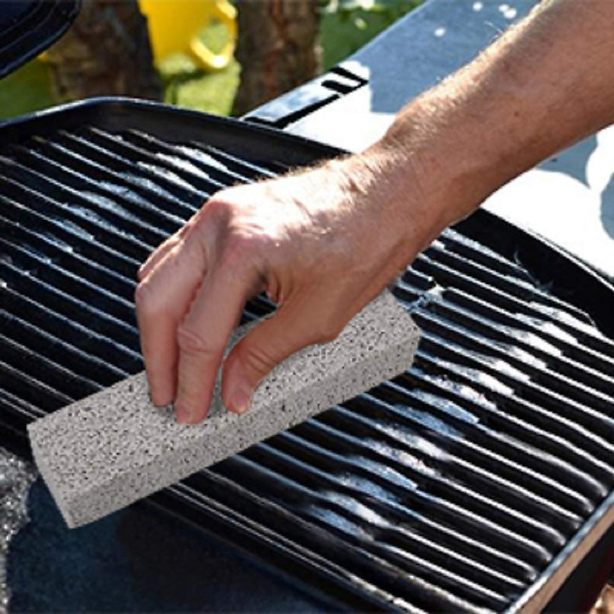 PUMIE Heavy Duty Pumice Scouring Stick, 5.25x1.25x0.75 By U.S. Pumice, Remove Toilet Stains, Hard Water Rings (Pack of 1)